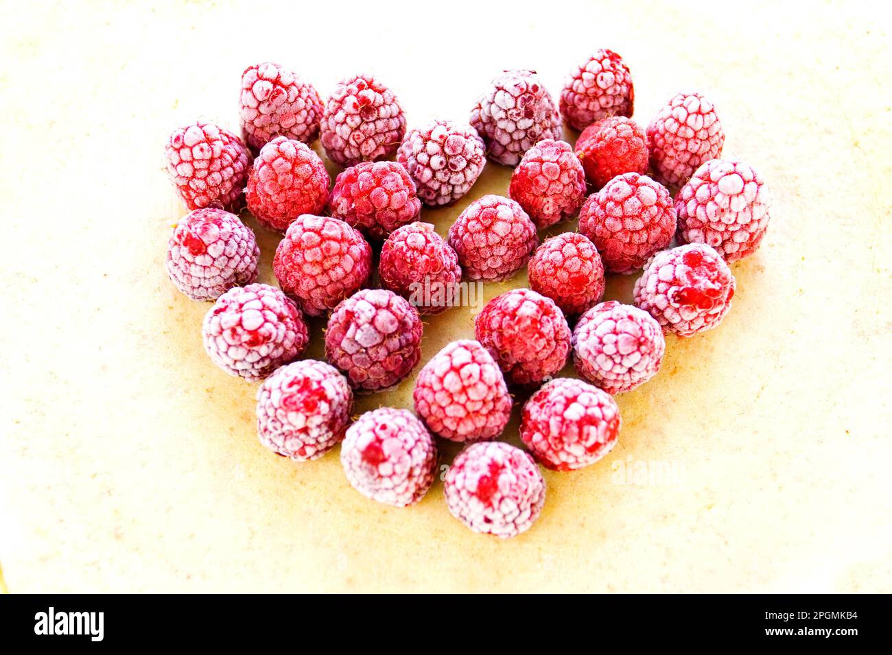 heart from raspberry Stock Photo - Alamy