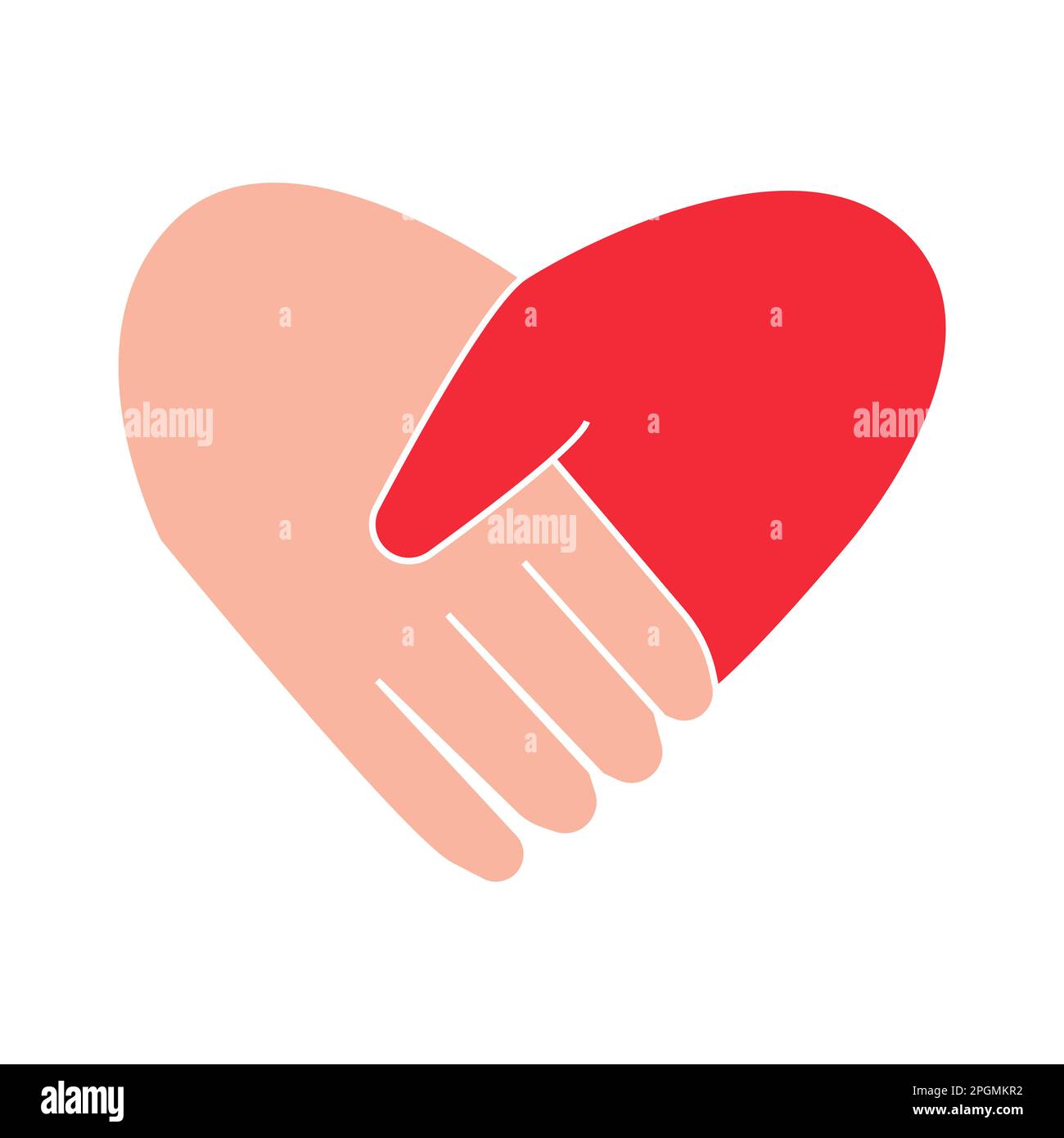 Concept of friendship, peace and trust. Handshake. Reconciliation ...