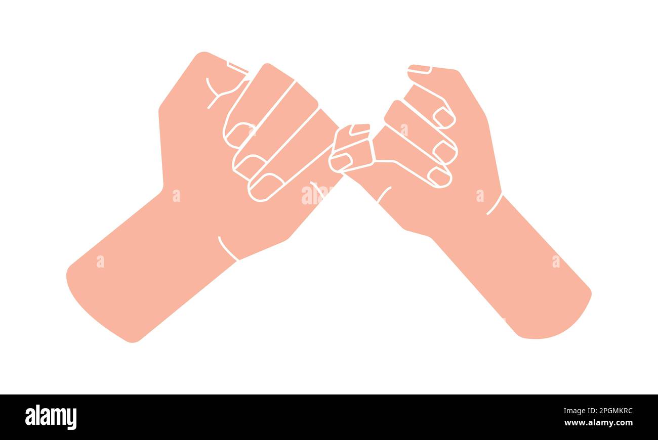Concept of friendship, peace and trust. Holding hands. Reconciliation ...