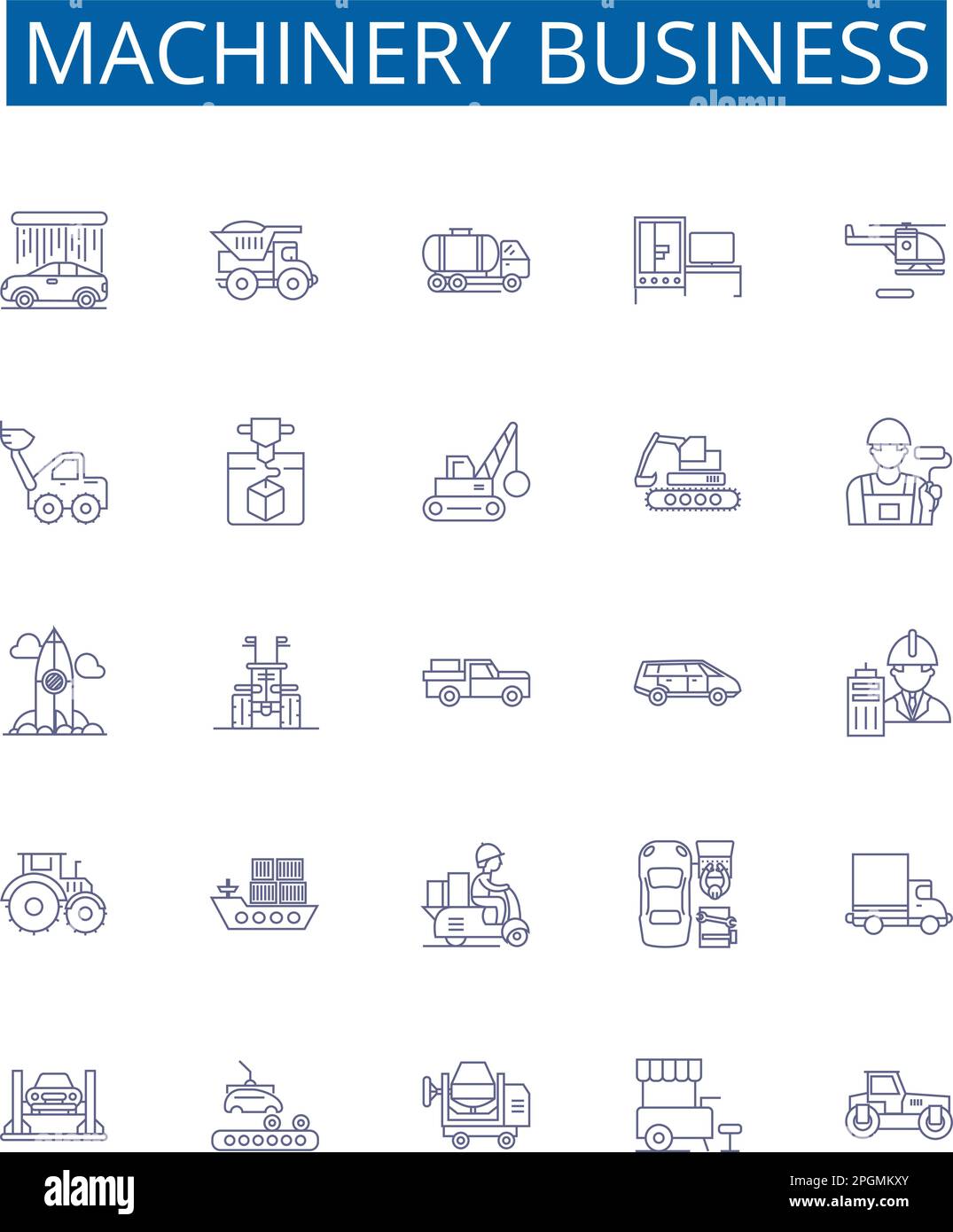 Line fabrication supplies Stock Vector Images - Alamy