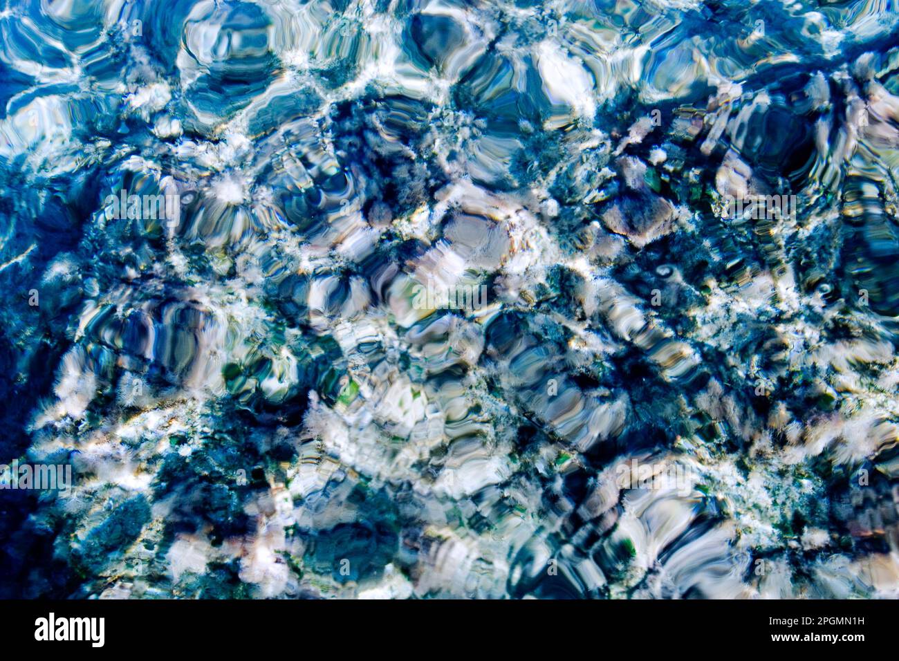 seabed with stones in the Mediterranean Sea Stock Photo - Alamy