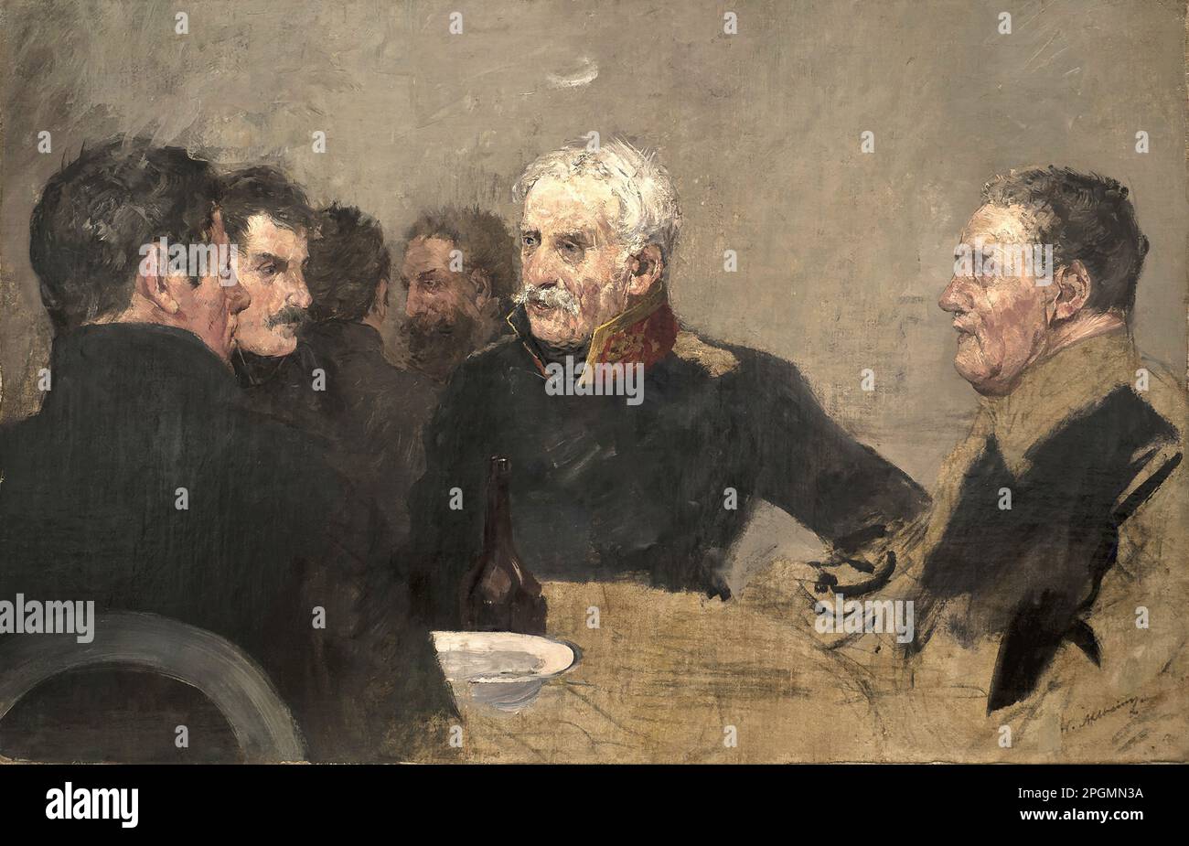 Altheim Wilhelm - General BlÃ¼cher Mit Seinen Offizieren Am Tisch ...