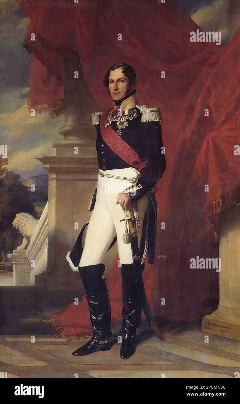 Winterhalter Franz Xavier - Leopold I King of the Belgians 1 - German ...