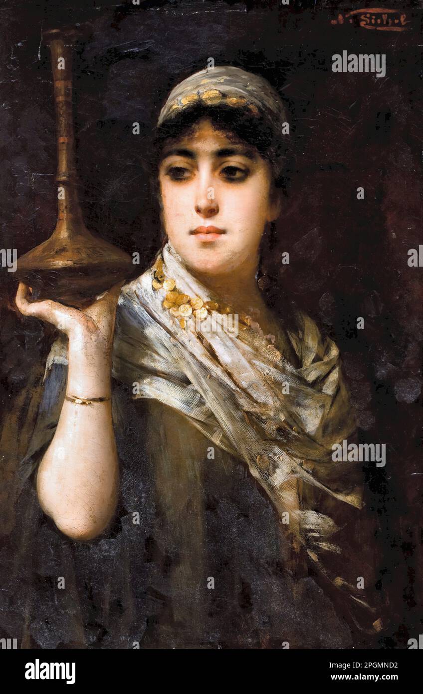 Sichel Nathaniel - an Exotic Beauty 2 - German School - 19th Century ...