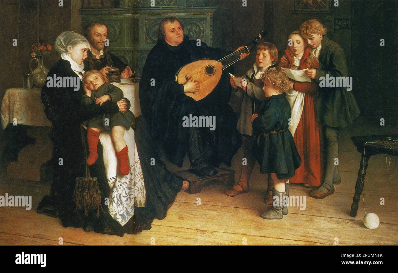 Spangenberg Gustav Adolf - Luther in the Circle of His Family Making ...
