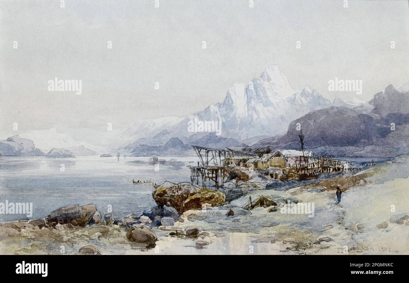 Compton Edward Theodore - Cod Fishing in Norway - German School - 19th ...