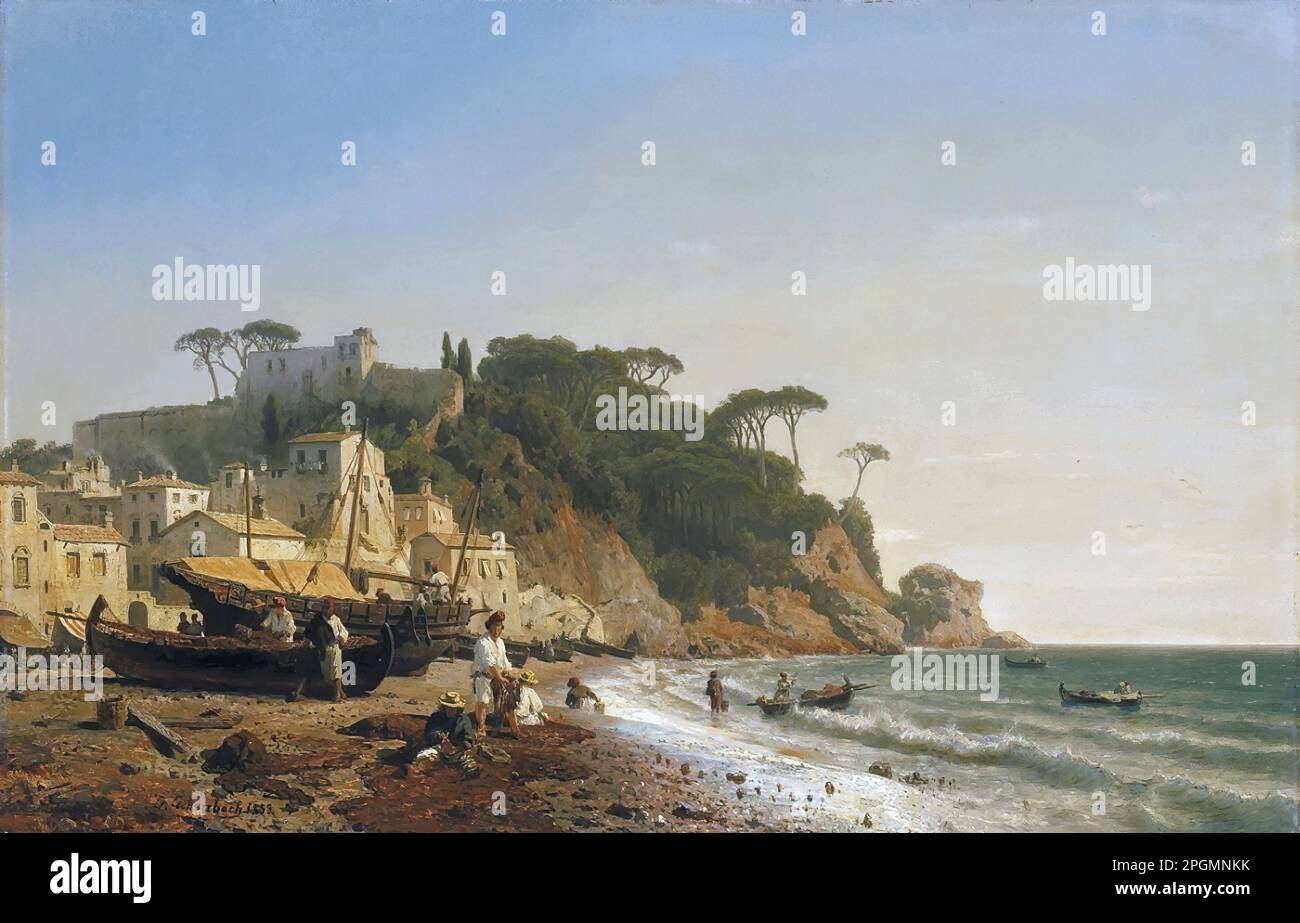 Porto venere painting hi-res stock photography and images - Alamy