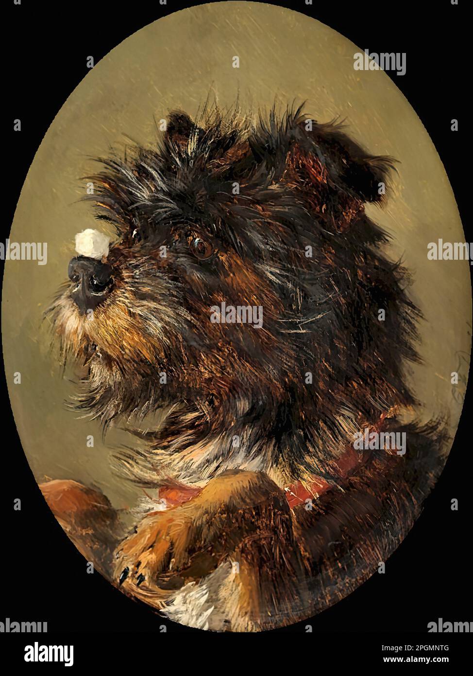 Deiker Carl Friedrich - Circus Dog - German School - 19th Century ...