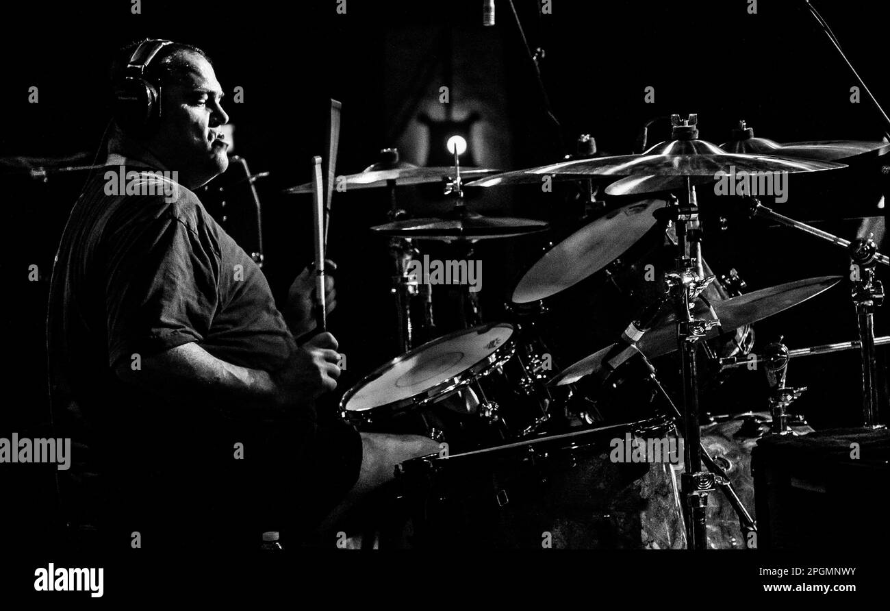 Bill Stevenson of the punk rock band Descendents performing in Oklahoma ...