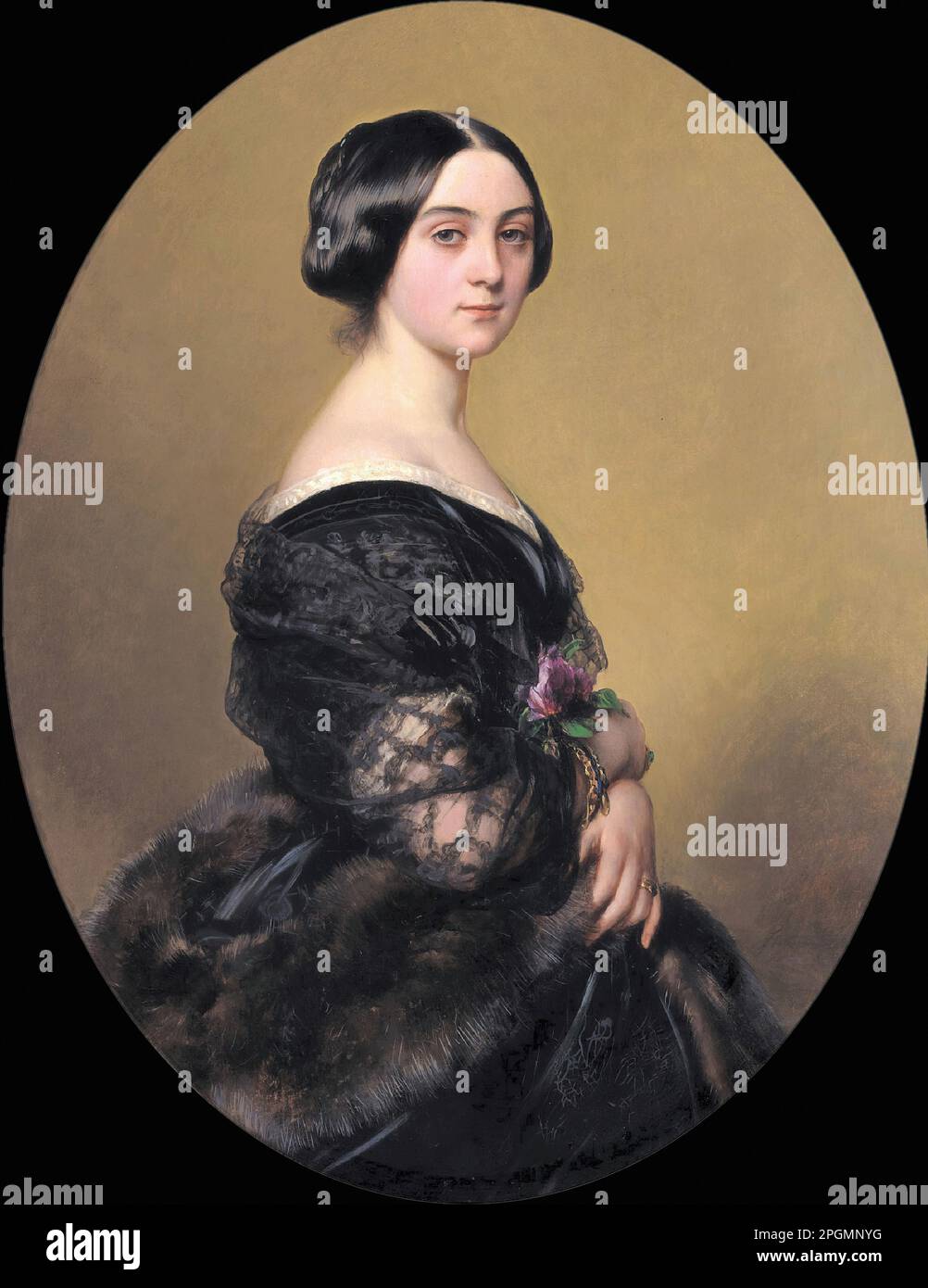 Winterhalter Franz Xavier - Portrait De La Baronne Henri Hottinguer Née ...