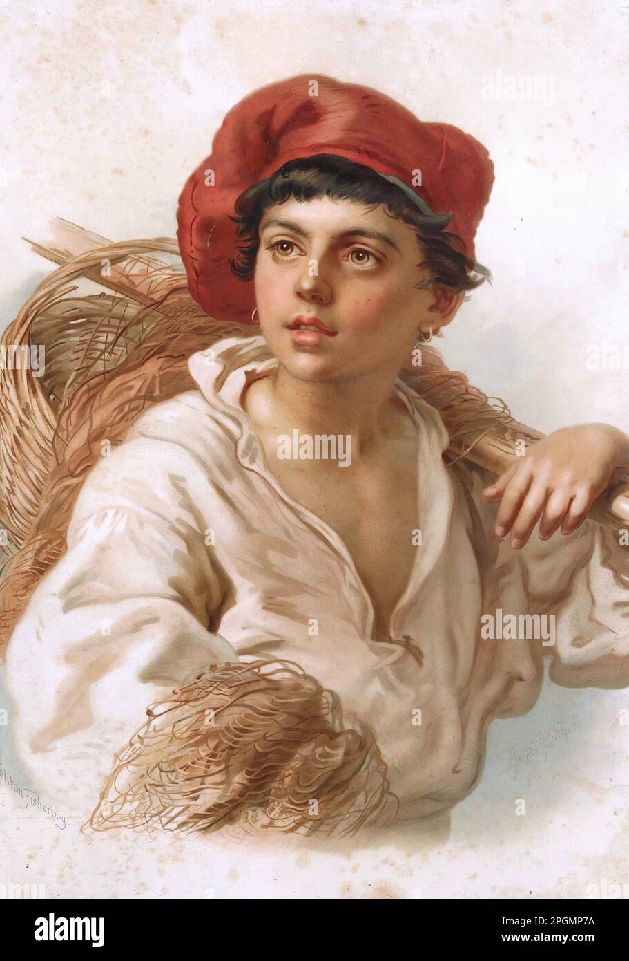 Bach Guido - Napolitan Fisherboy - German School - 19th Century - Bach ...