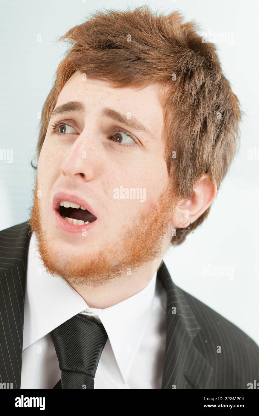 Frightened expression hi-res stock photography and images - Alamy