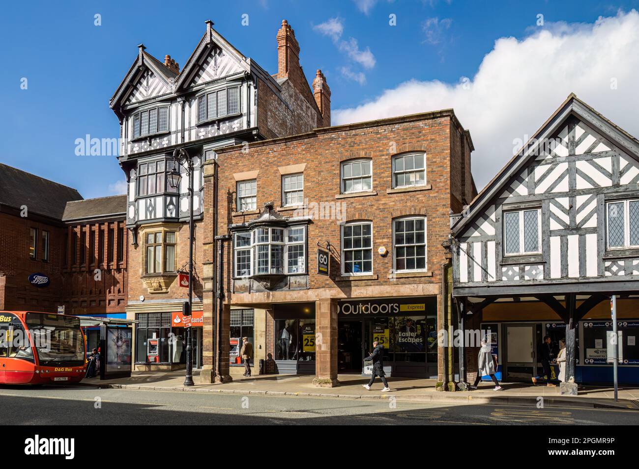 22.03.2023 Chester, Cheshire, UK. Chester's abundance of quaint tea and ...