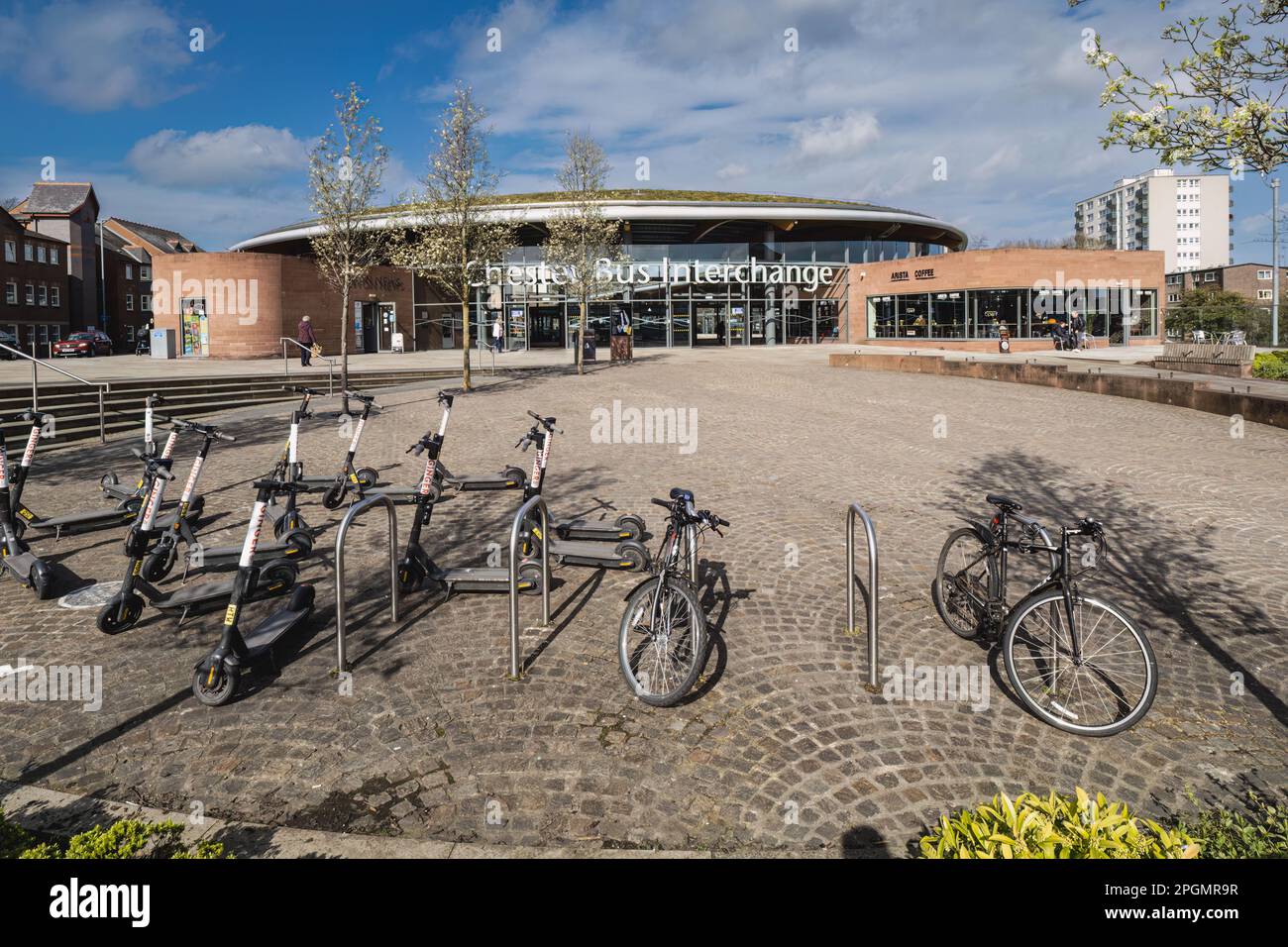 22.03.2023 Chester, Cheshire, UK. The bus station was constructed to ...
