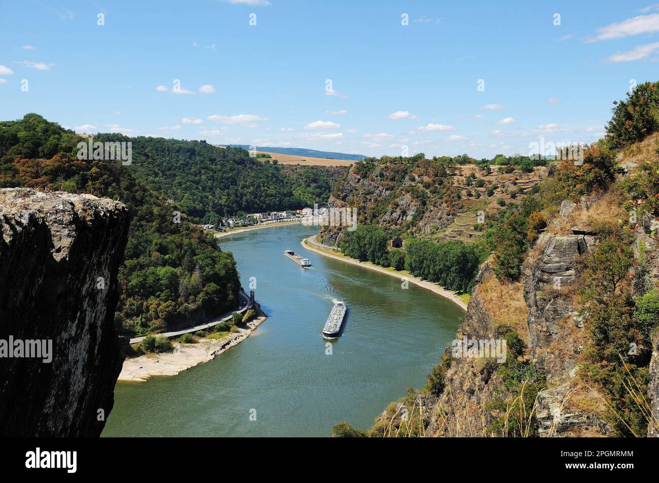 Rhine rock loreley mountain hi-res stock photography and images - Alamy
