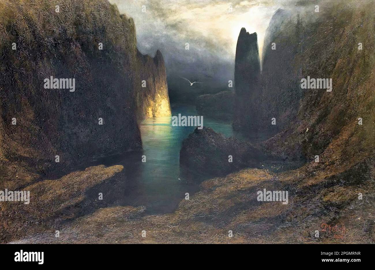 Diefenbach Karl Wilhelm - Capri 2 - German School - 19th and Early 20th ...