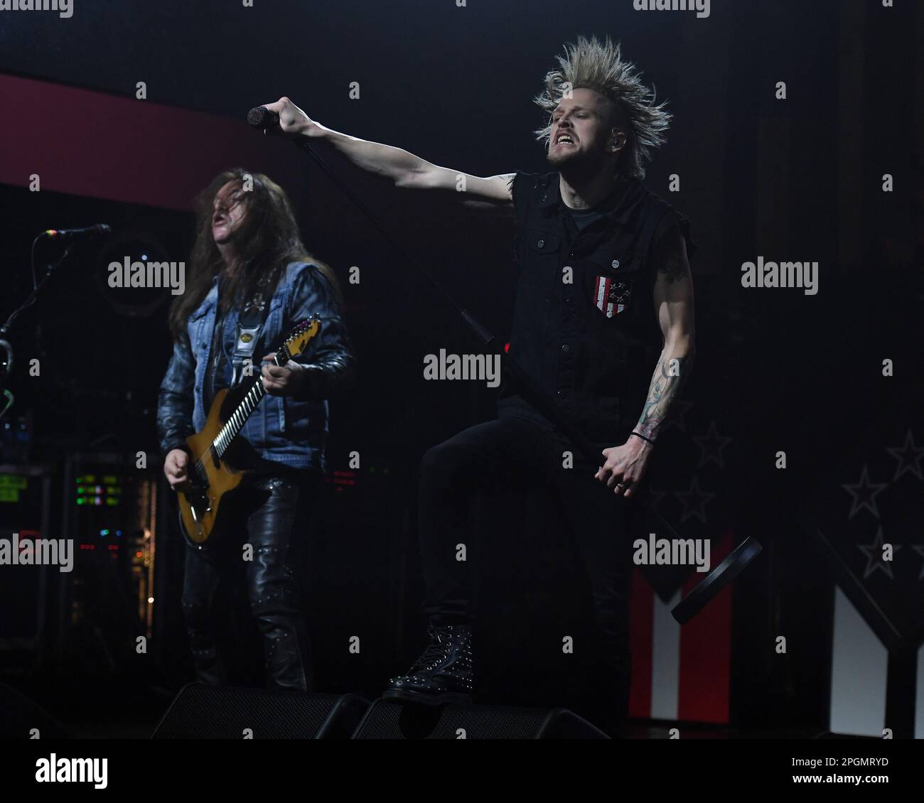 Fort Lauderdale FL, USA. 22nd Mar, 2023. Skid Row performs during The ...