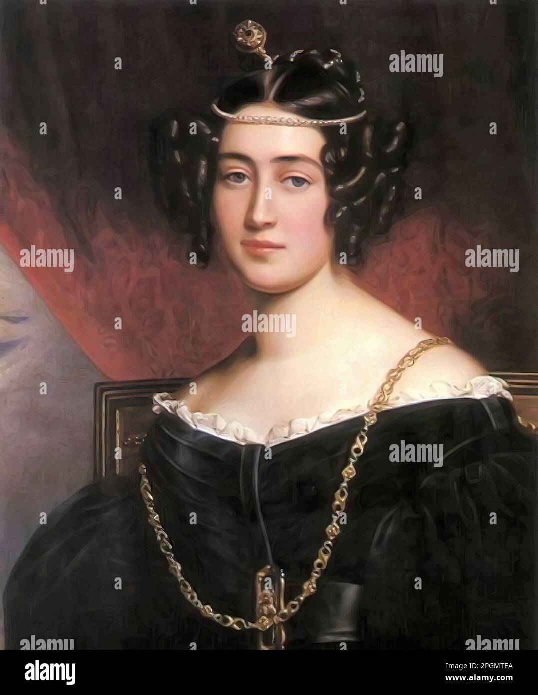 Stieler Joseph Karl - Irene Countess Von Arco-Steppberg - German School ...