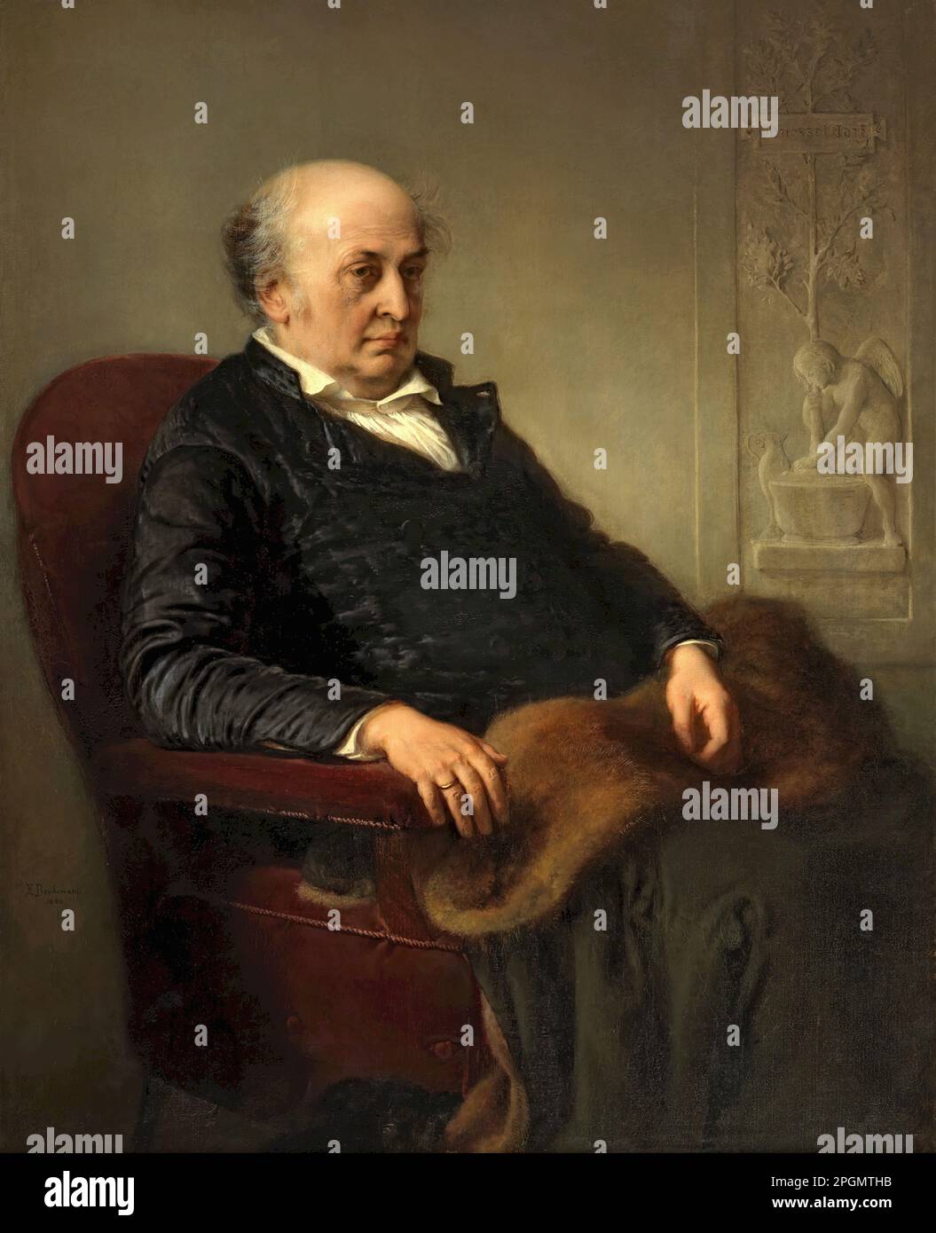Bendemann Eduard Julius Friedrich - The Painter Wilhelm Von Schadow ...