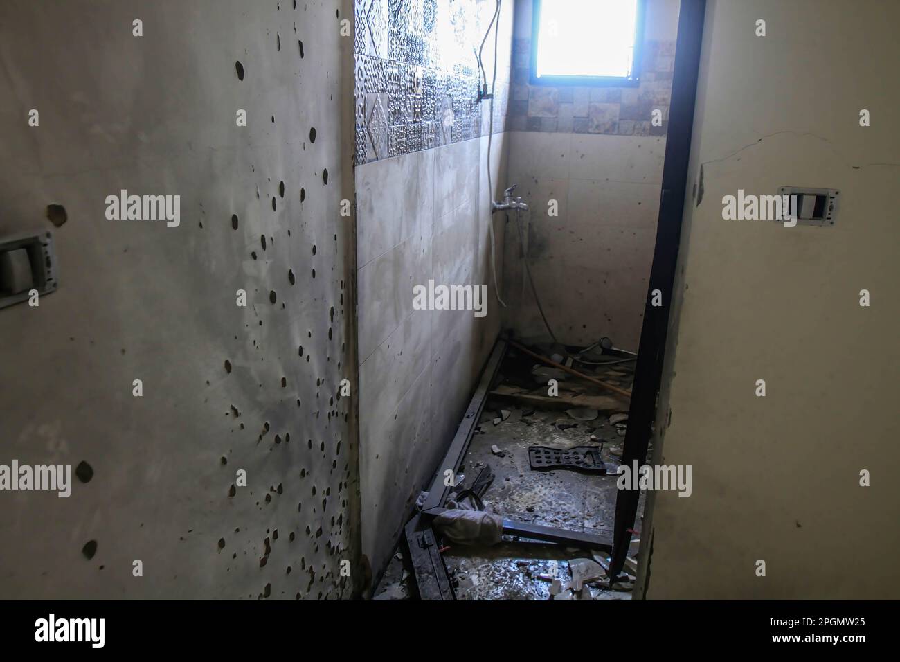 Tulkarem, Palestine. 23rd Mar, 2023. An interior view of the house of ...