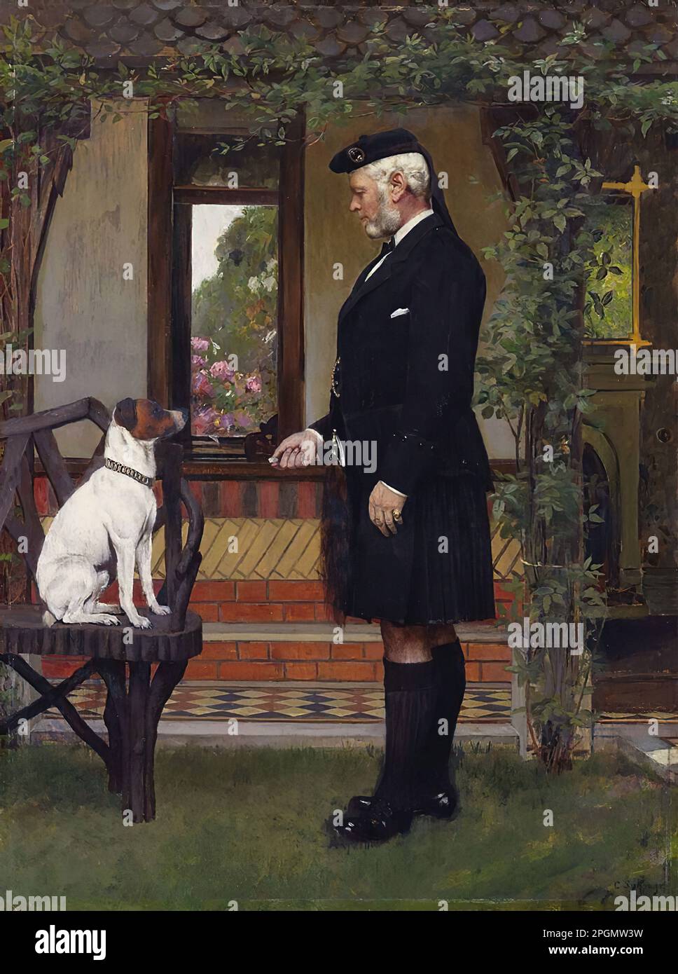 Son of Carl Rudolph - John Brown at Frogmore - German School - 19th ...