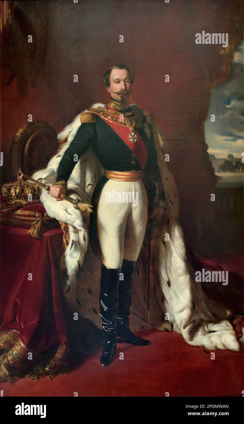 Winterhalter Franz Xavier - Portrait De L'empereur Napoleon III ...