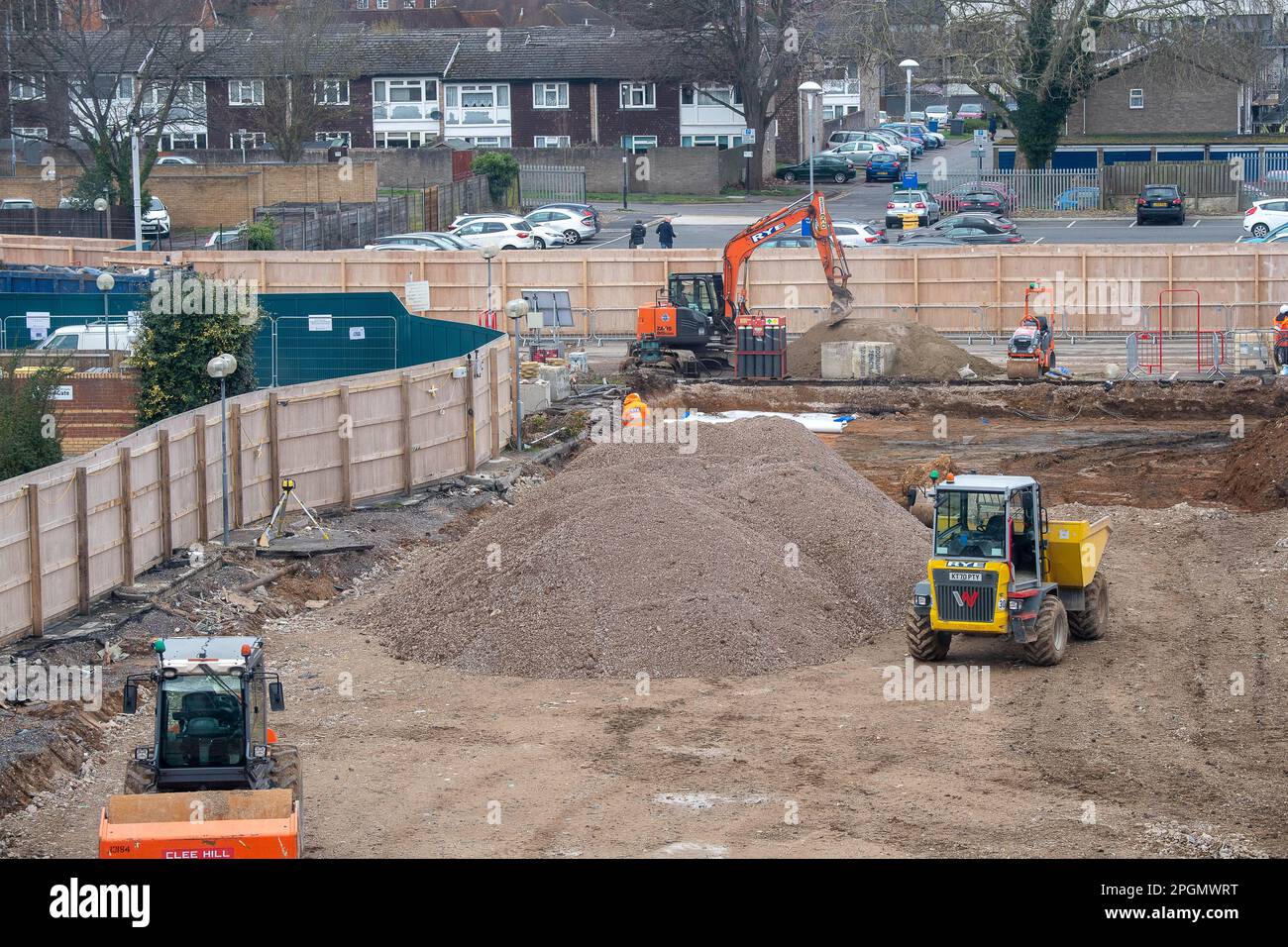 Maidenhead, Berkshire, UK. 23rd March, 2023. The former Magnet Leisure Centre and swimming pool ...