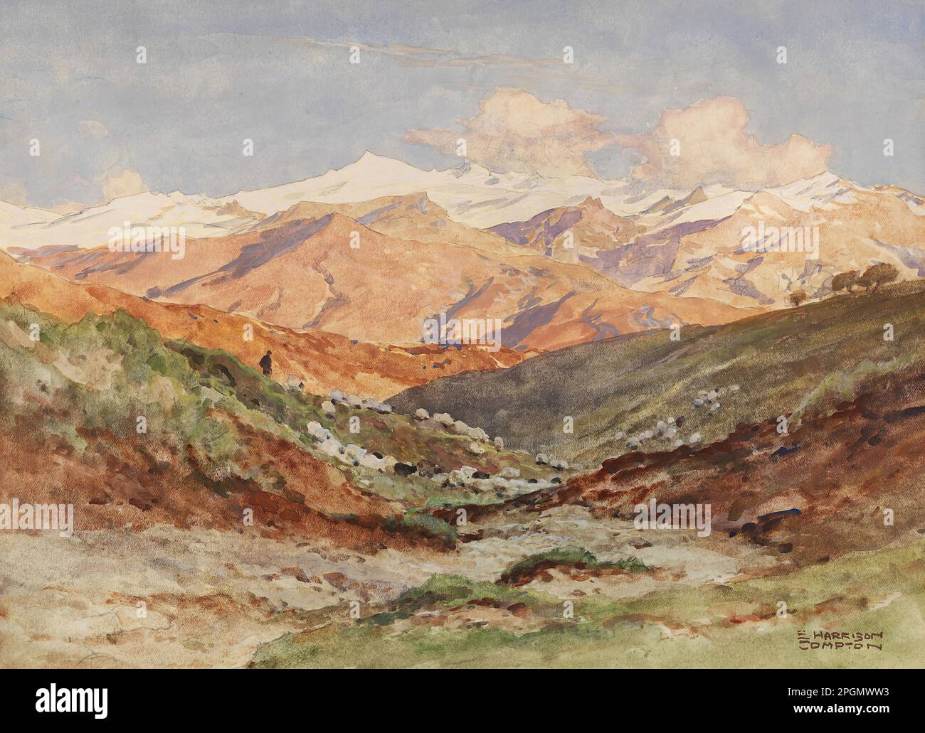 Compton Edward Theodore - The Sierra Nevada Near Granada - German ...