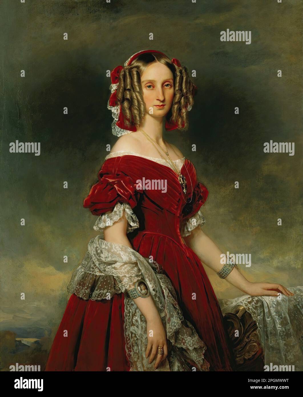 Winterhalter Franz Xavier - Queen Marie-Louise Van België - German ...