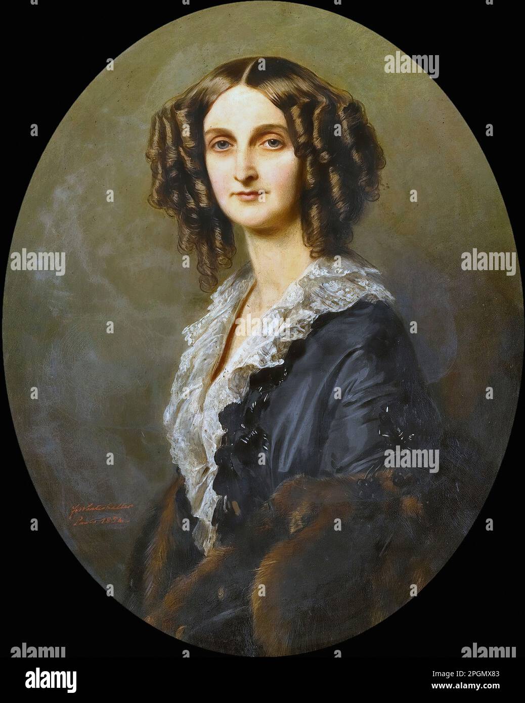 Winterhalter Franz Xavier - Clothilde Countess Von Wylich und Lottum ...