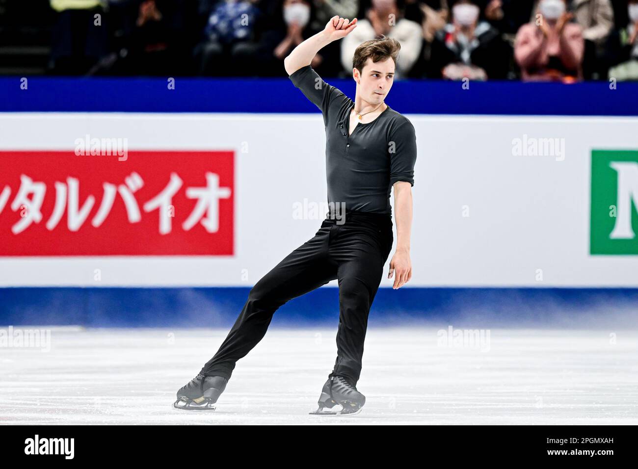 Graham NEWBERRY (GBR), during Men Short Program, at the ISU World ...
