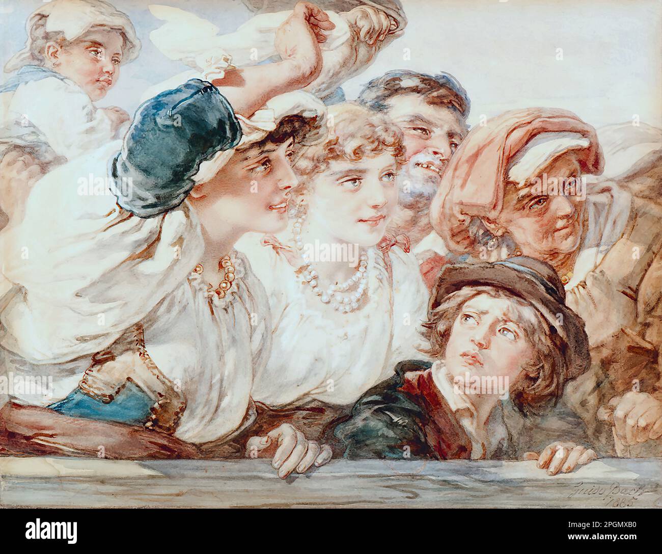 Bach Guido - Het Afscheid - German School - 19th and Early 20th Century ...