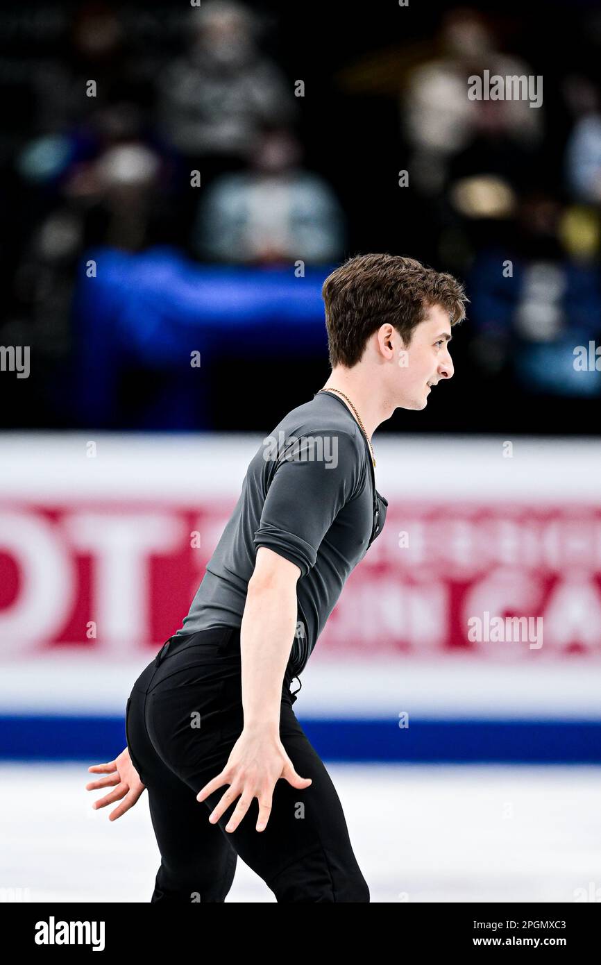 Graham NEWBERRY (GBR), during Men Short Program, at the ISU World ...