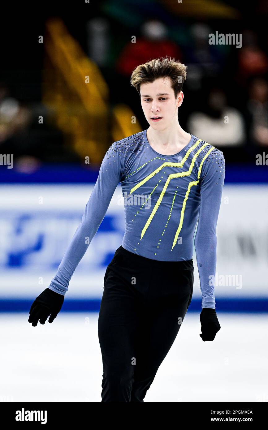 Kyrylo MARSAK (UKR), during Men Short Program, at the ISU World Figure ...