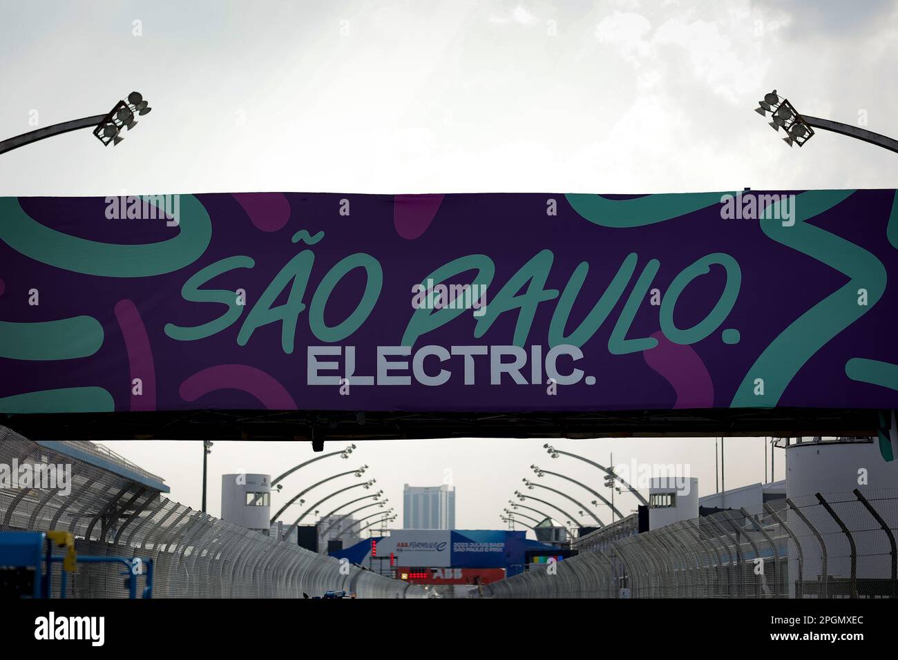 ambiance piste, track during the 2023 Sao Paulo ePrix, 5th meeting of ...