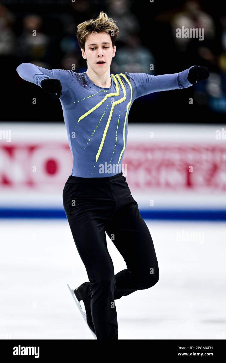 Kyrylo MARSAK (UKR), during Men Short Program, at the ISU World Figure ...