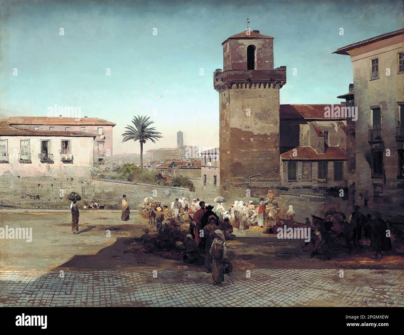 Achenbach Oswald - San Pietro in Vincoli Rome - German School - 19th ...