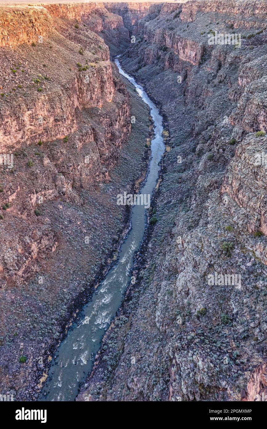 The Rio Grande Gorge in Taos New Mexico Stock Photo - Alamy