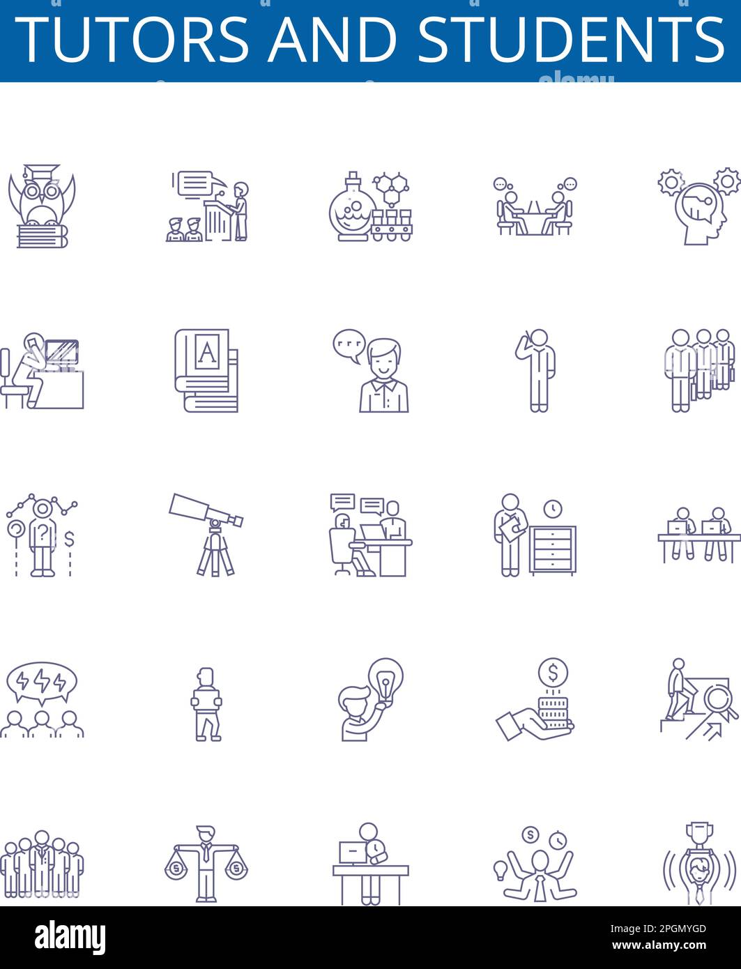 Mentoring and guiding Stock Vector Images - Alamy