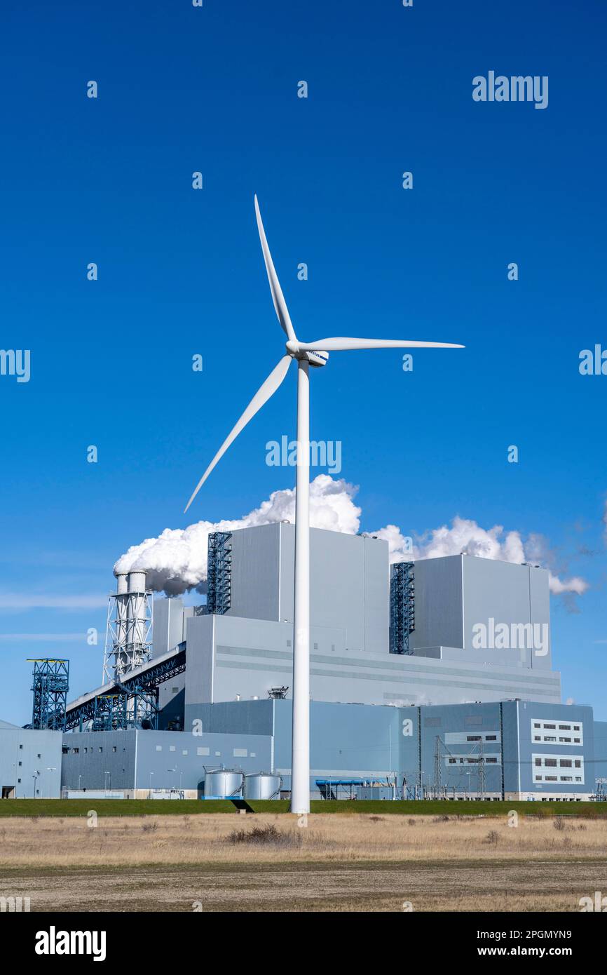 Rwe coal fired power plant eemshavencentrale hi-res stock photography ...