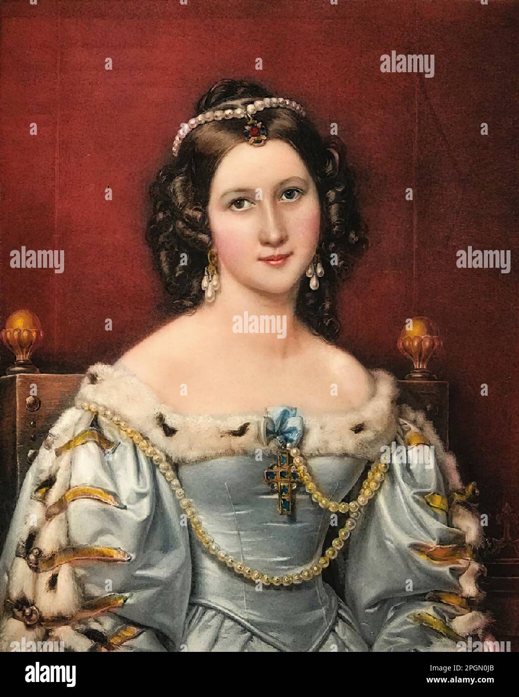 Stieler Joseph Karl - Charlotte Von Hagn - German School - 19th Century ...