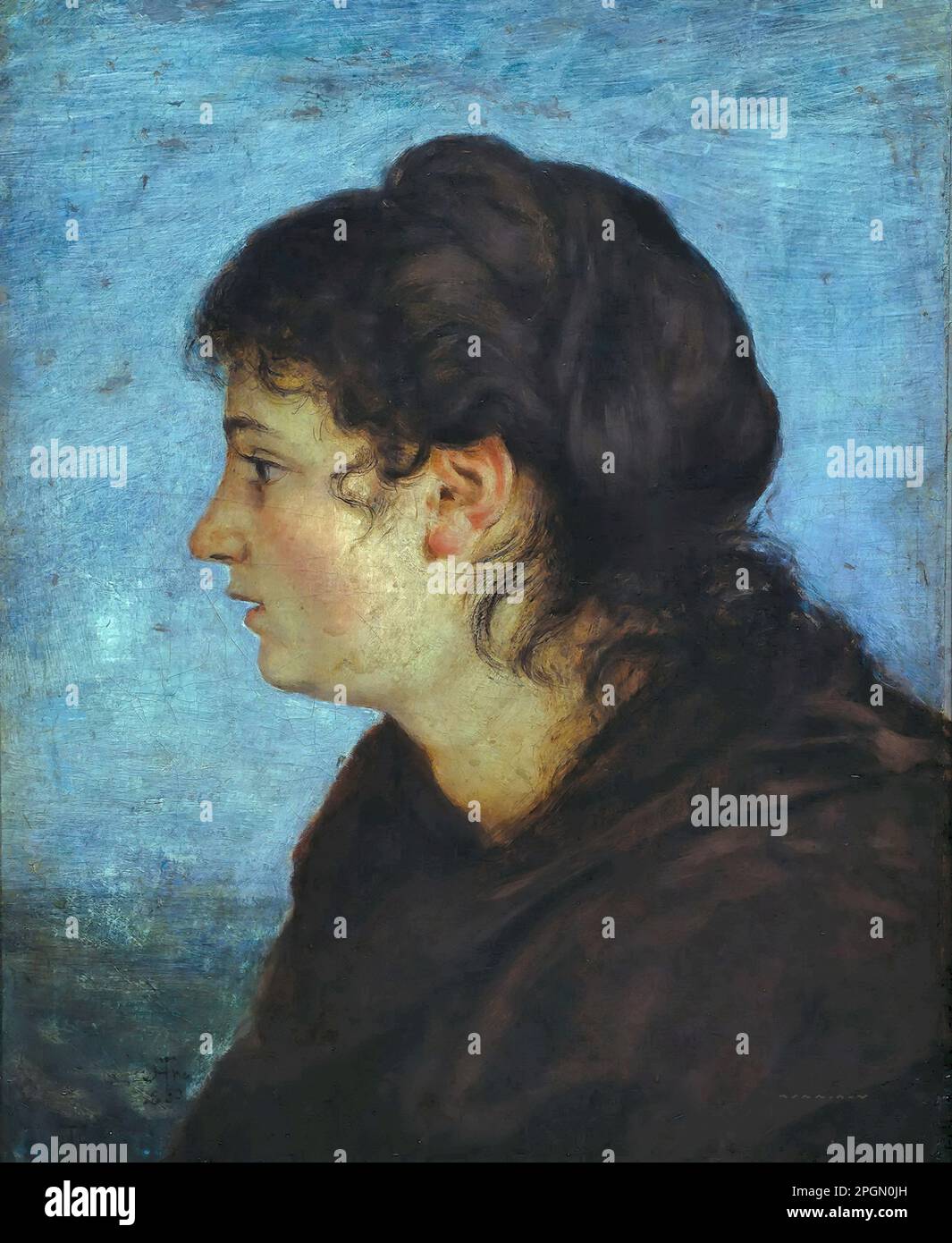 Thoma Hans - Mrs. Zella Thoma - German School - 19th Century - Thoma ...