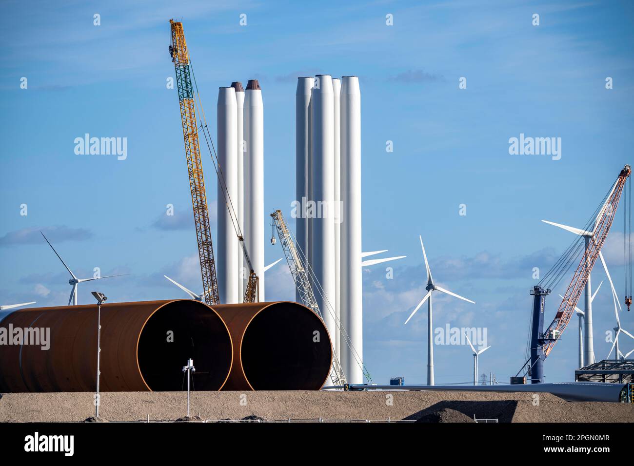 Buss Terminal Eemshaven, logistics hub for the offshore wind farm ...