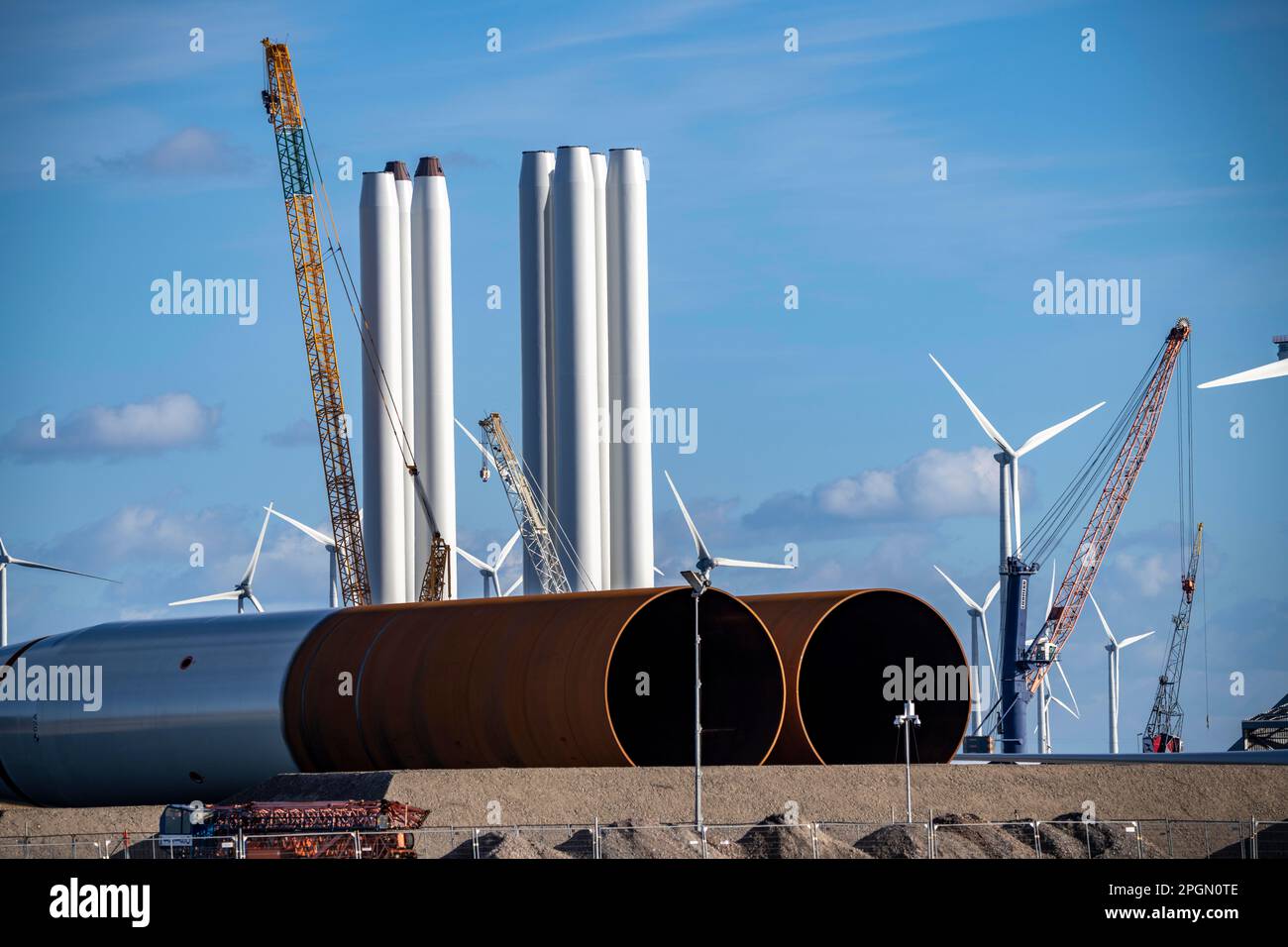 Buss Terminal Eemshaven, logistics hub for the offshore wind farm ...