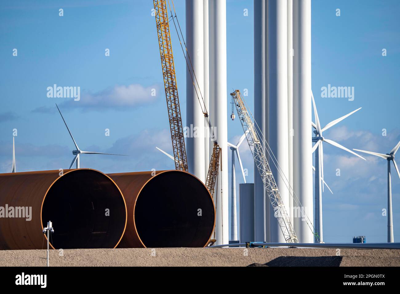Buss Terminal Eemshaven, logistics hub for the offshore wind farm ...