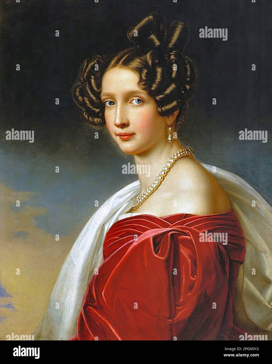 Stieler Joseph Karl - Sophie Archduchess of Austria - German School ...