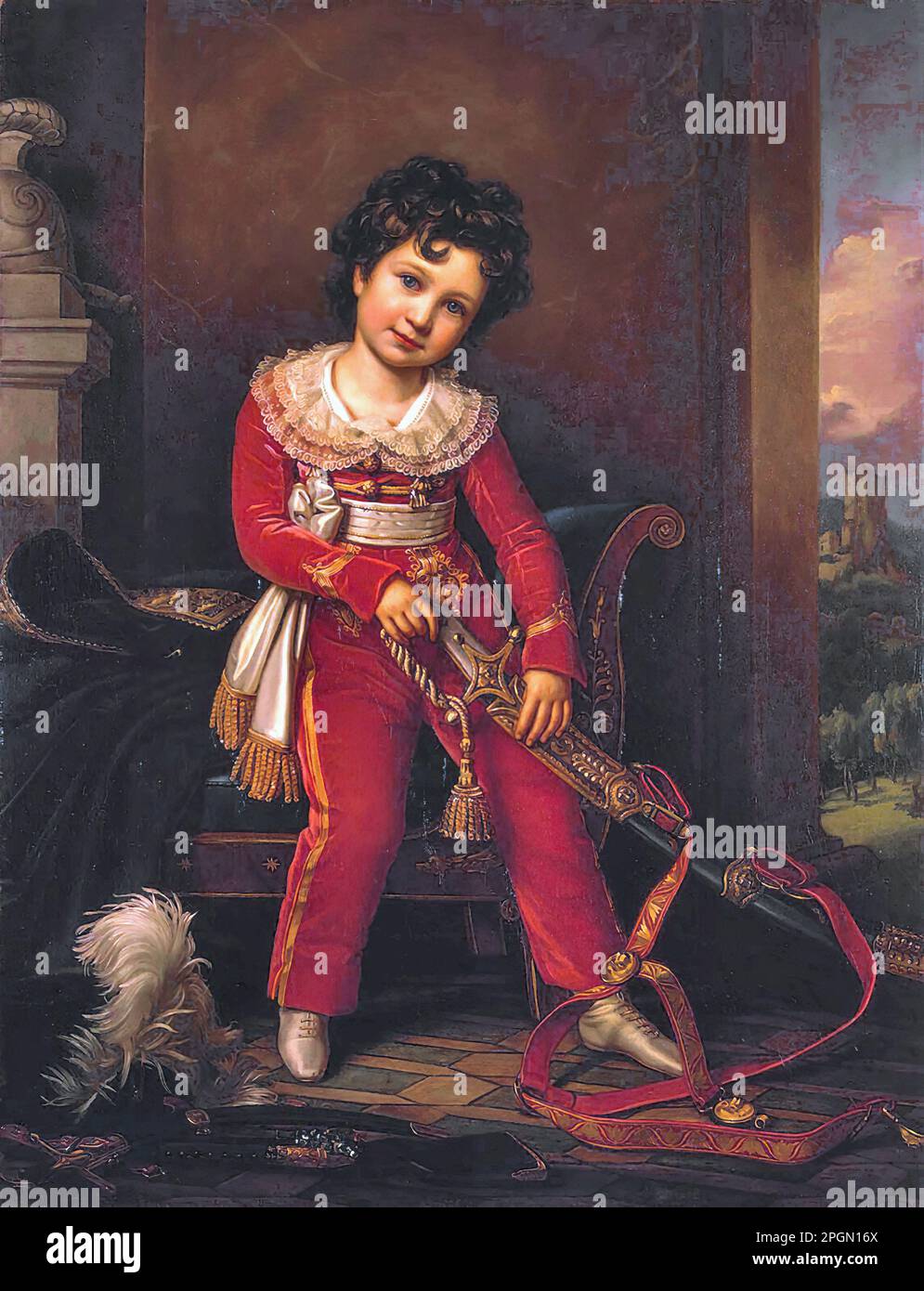 Stieler Joseph Karl - Maximilian Duke of Leuchtenberg - German School ...