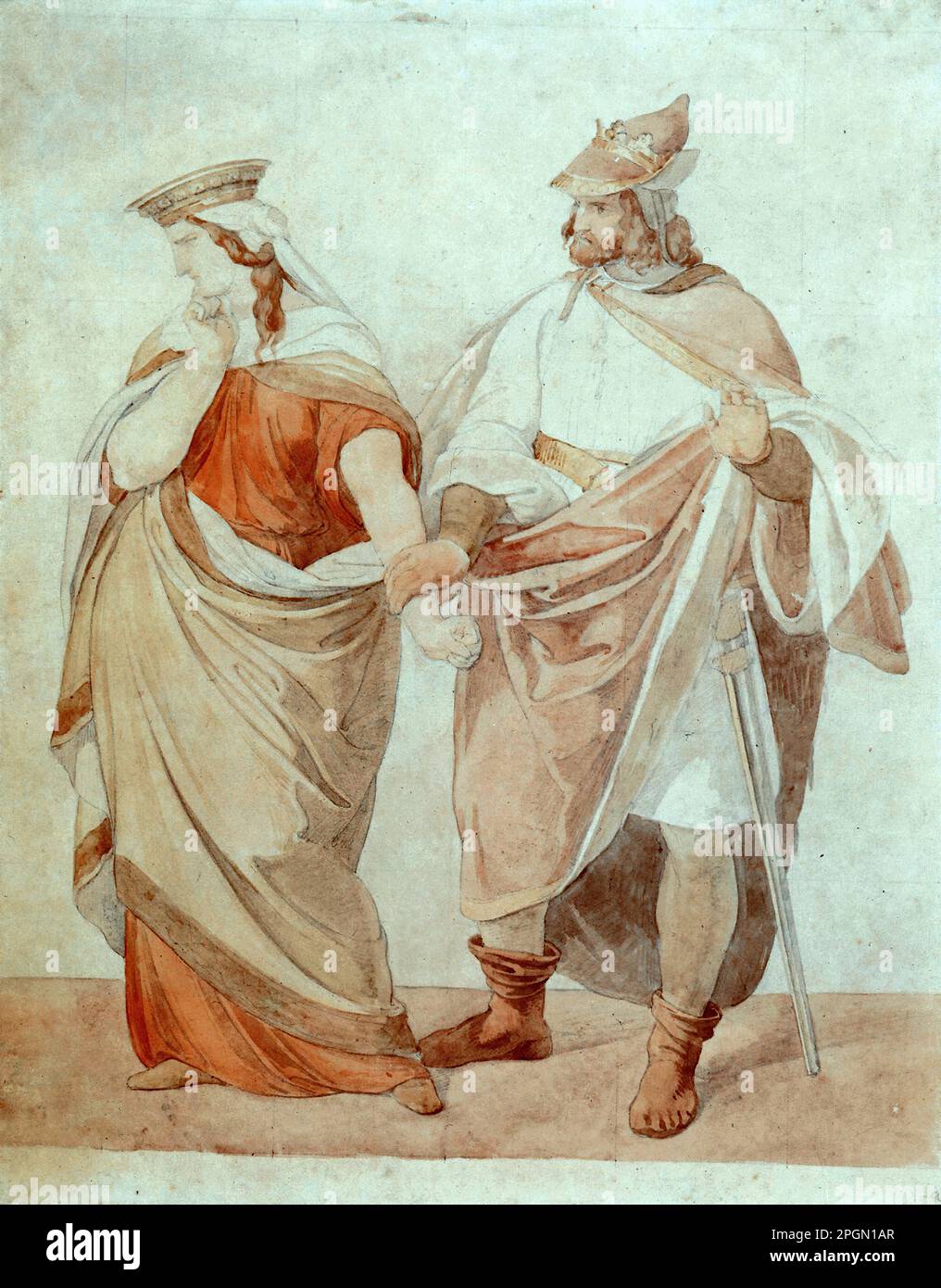 Schnorr Von Carolsfeld Julius - Guther und Brunhild - German School ...