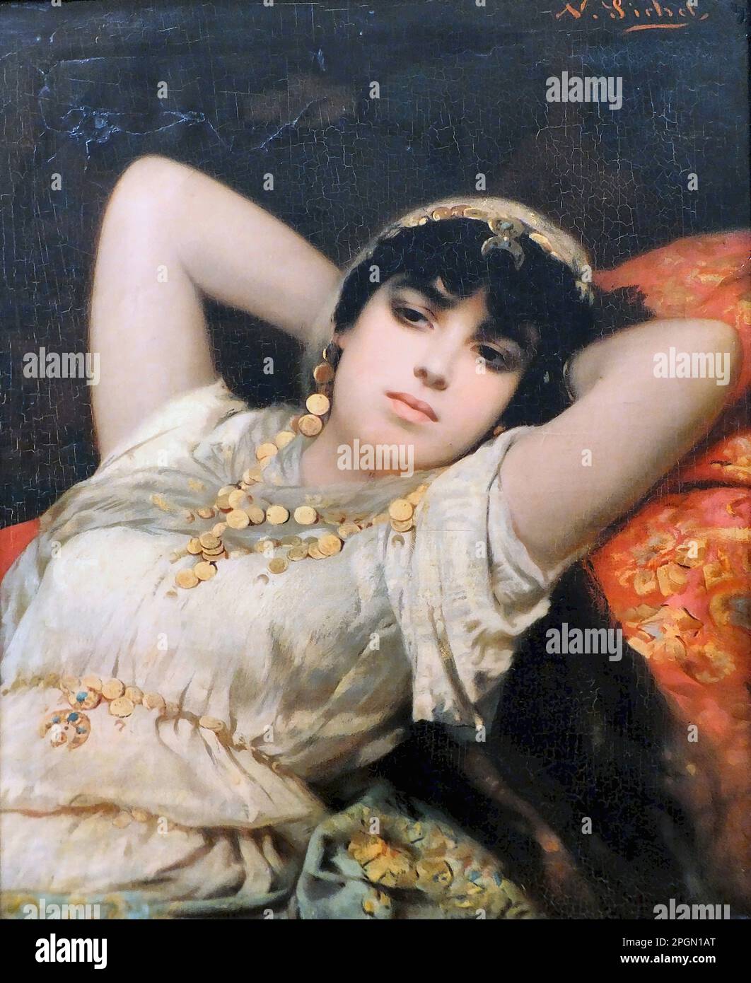 Sichel Nathaniel - Oriental Beauty 2 - German School - 19th Century ...