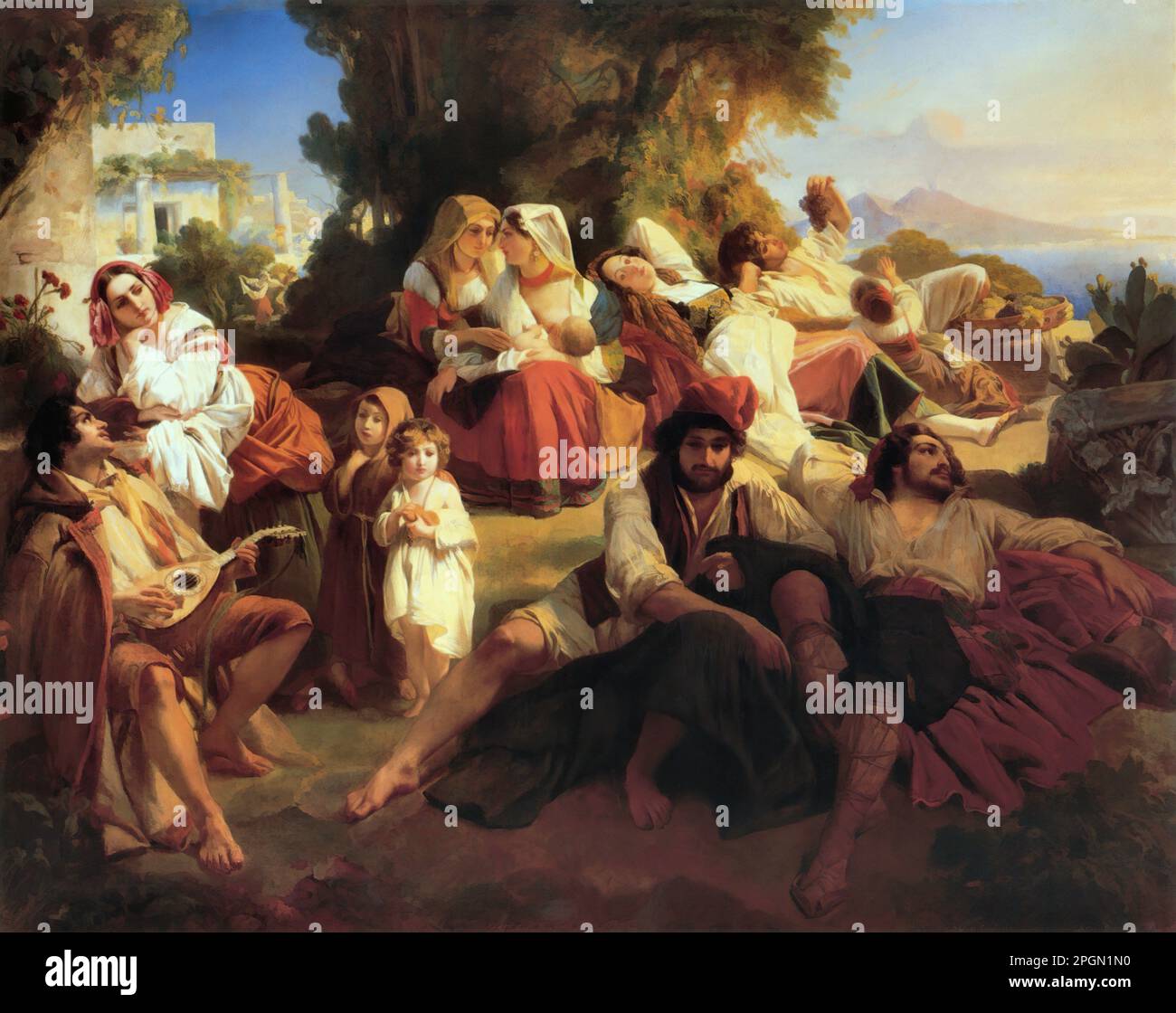 Winterhalter Franz Xavier - IL Dolce Far Niente - German School - 19th ...